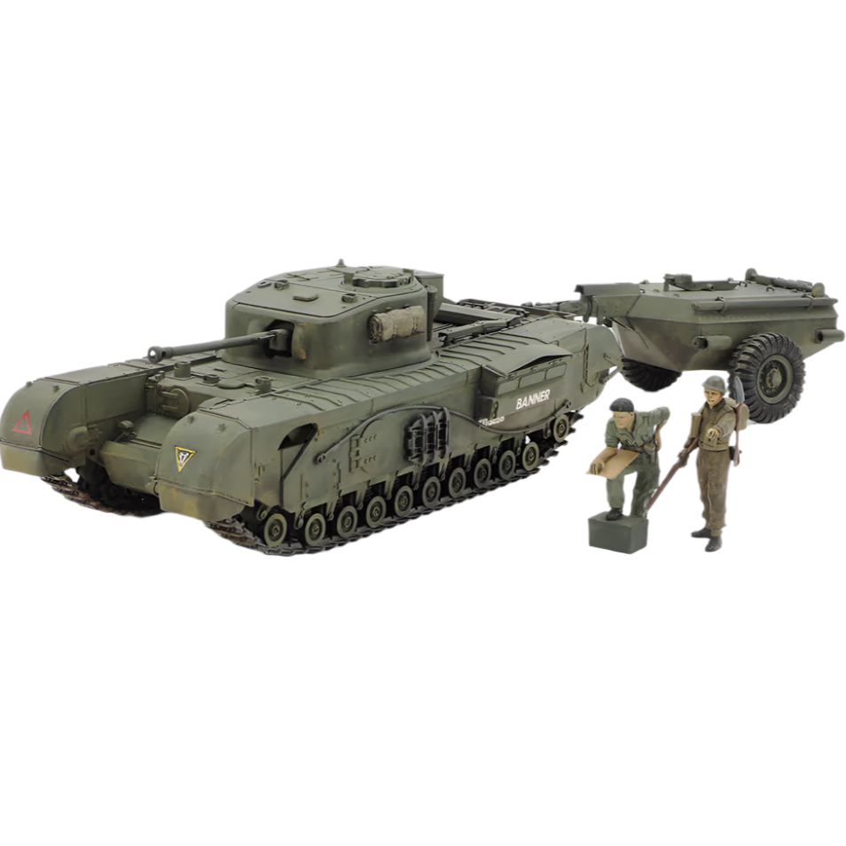1/35 British Flamethrower Tank Churchill Crocodile – Hobby Corner Egypt