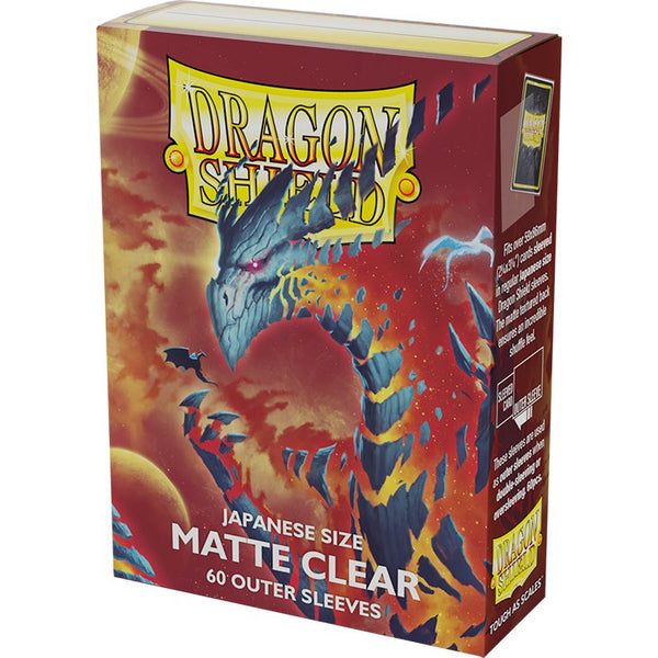 Dragon Shield - Outer Small Sleeves - Clear Matte (60) – Hobby Corner Egypt