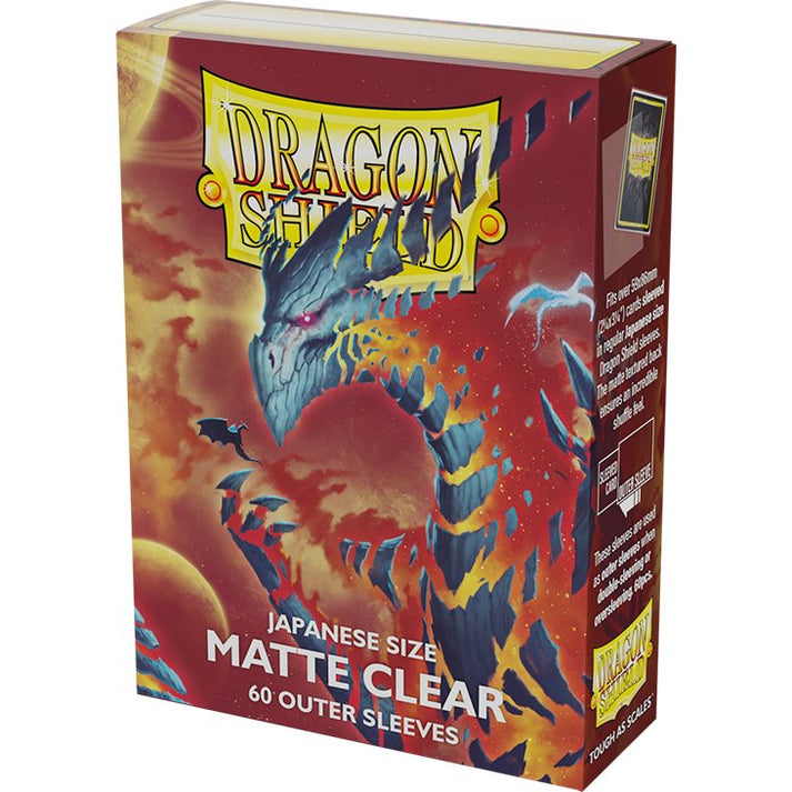 Dragon Shield - Outer Small Sleeves - Clear Matte (60) – Hobby Corner Egypt