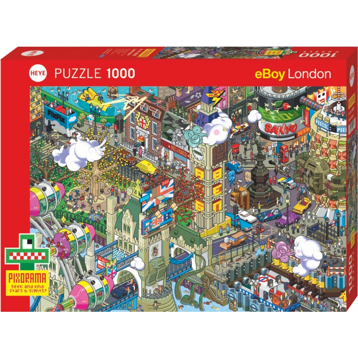 Jigsaw Puzzle: HEYE - Pixorama: London Quest (1000 Pieces) – Hobby ...
